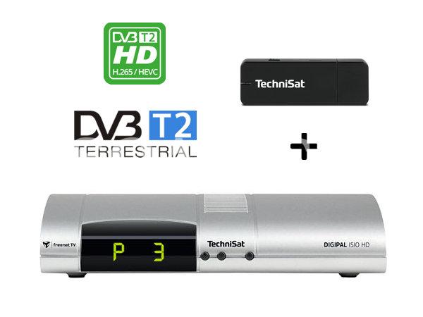 Výhodný set TechniSat Digipal ISIO HD, stříbrný + USB WiFi adaptér ...